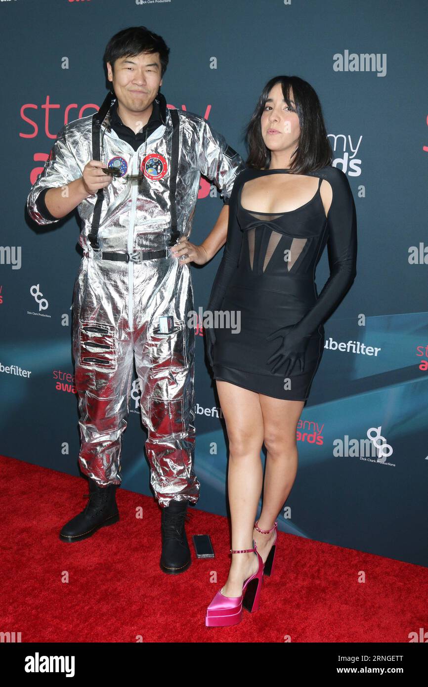 LOS ANGELES - AUG 27: Allen Pan, Estefannie at the 2023 Streamy Awards ...