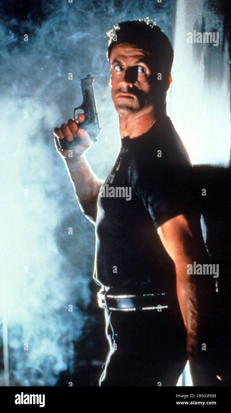 DEMOLITION MAN 1993 Warner Bros. film with Sylvester Stallone Stock ...