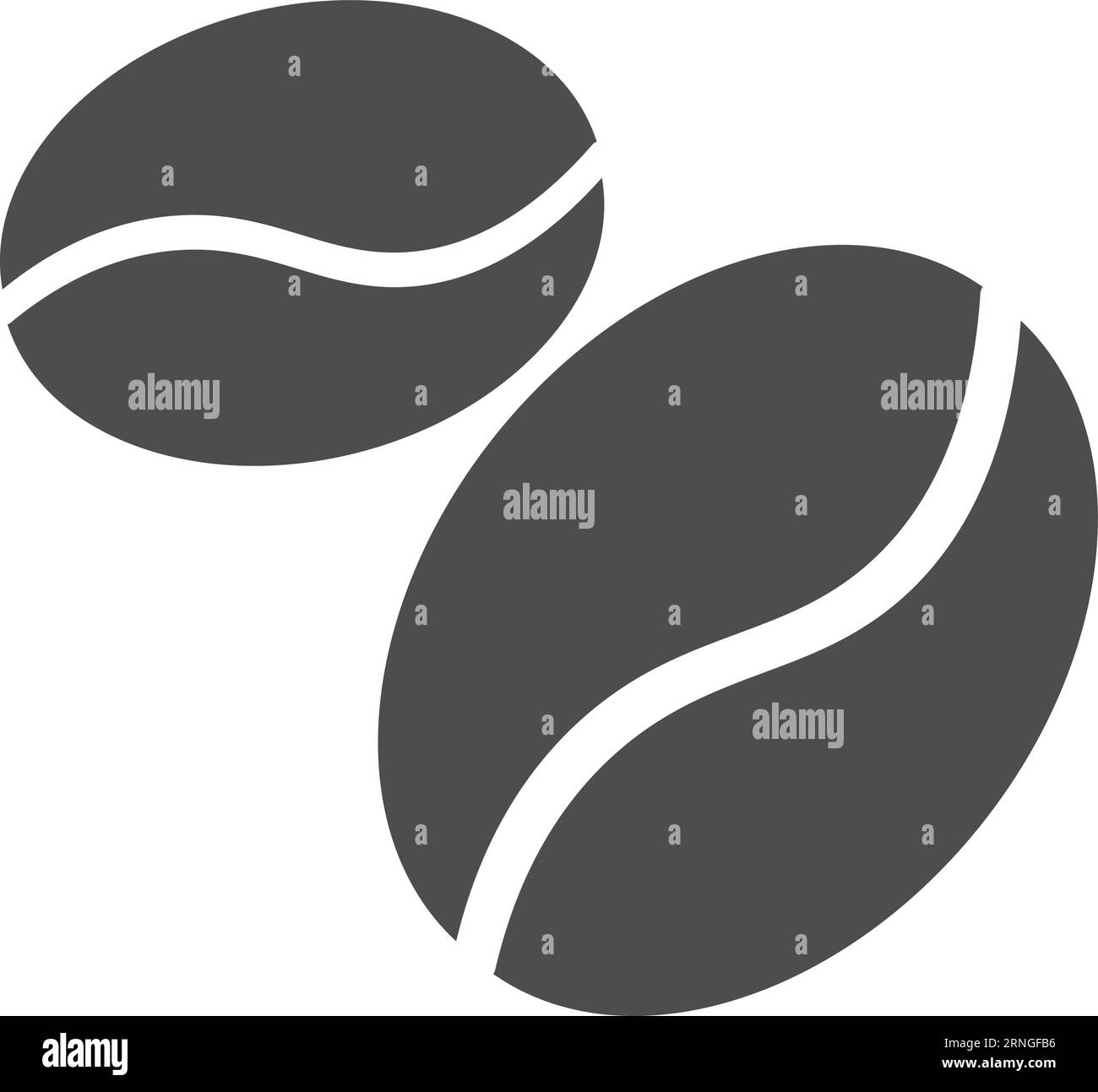 Coffee beans black icon. Cafe logo. Aroma symbol Stock Vector Image ...