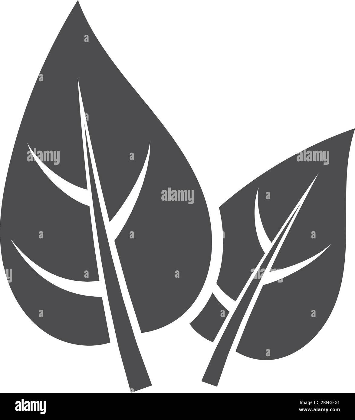 Bio product symbol. Black leaves logo. Nature sign Stock Vector Image ...