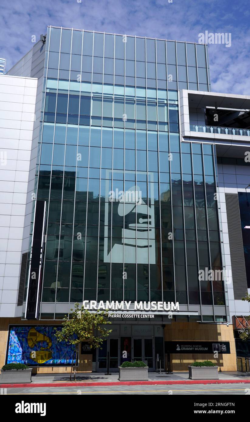 The Grammy Museum is pictured, Friday, Sept. 1, 2023, in Los Angeles ...