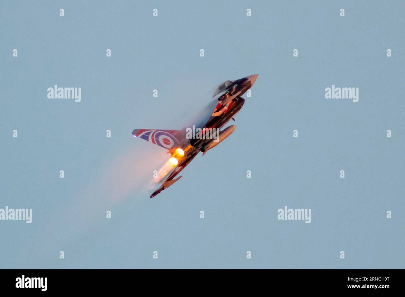 Bournemouth, Dorset, UK. 1st September 2023. The RAF Typhoon with ...