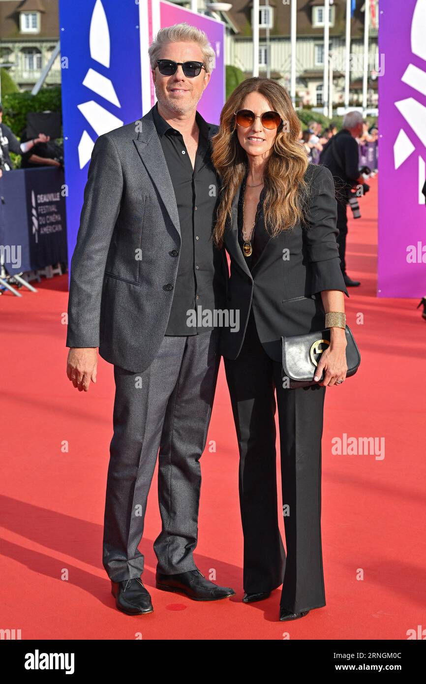 Deauville, France. 01st Sep, 2023. Kyle Eastwood, Cynthia Ramirez attending the Opening Ceremony ...