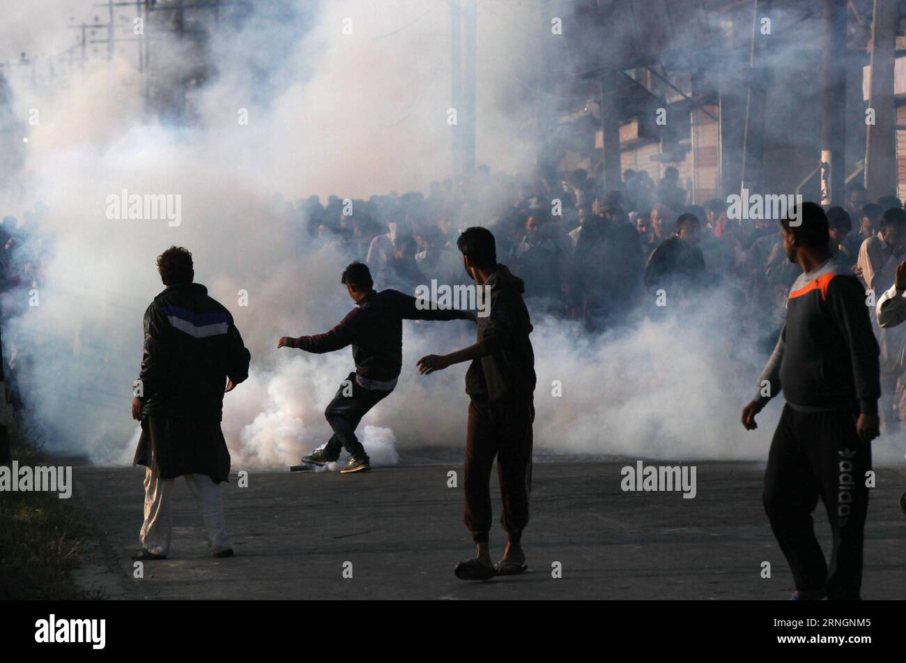 Tear gas shell hi-res stock photography and images - Alamy