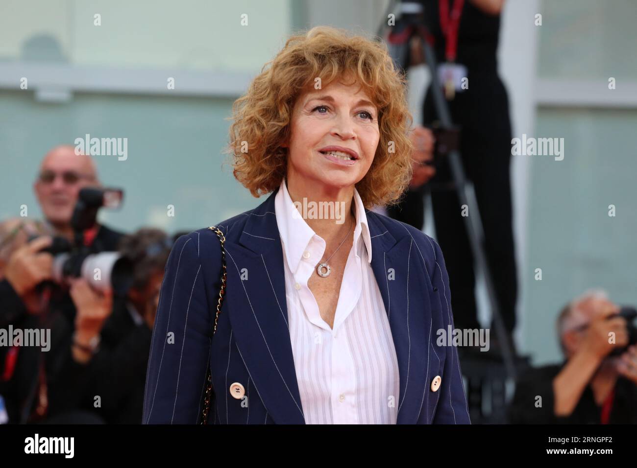 Venice, Italy, 1st September, 2023. Anna Galiena arriving on the red ...