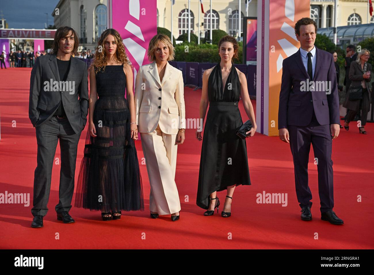 Deauville, France. 01st Sep, 2023. Thomas Scimeca, Tess Barthelemy ...