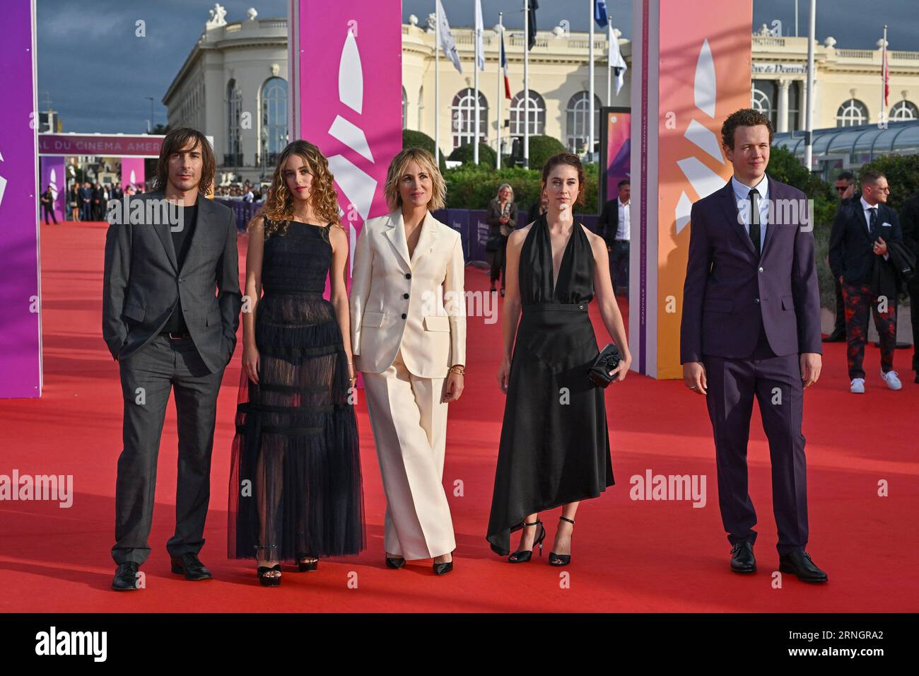Deauville, France. 01st Sep, 2023. Thomas Scimeca, Tess Barthelemy ...