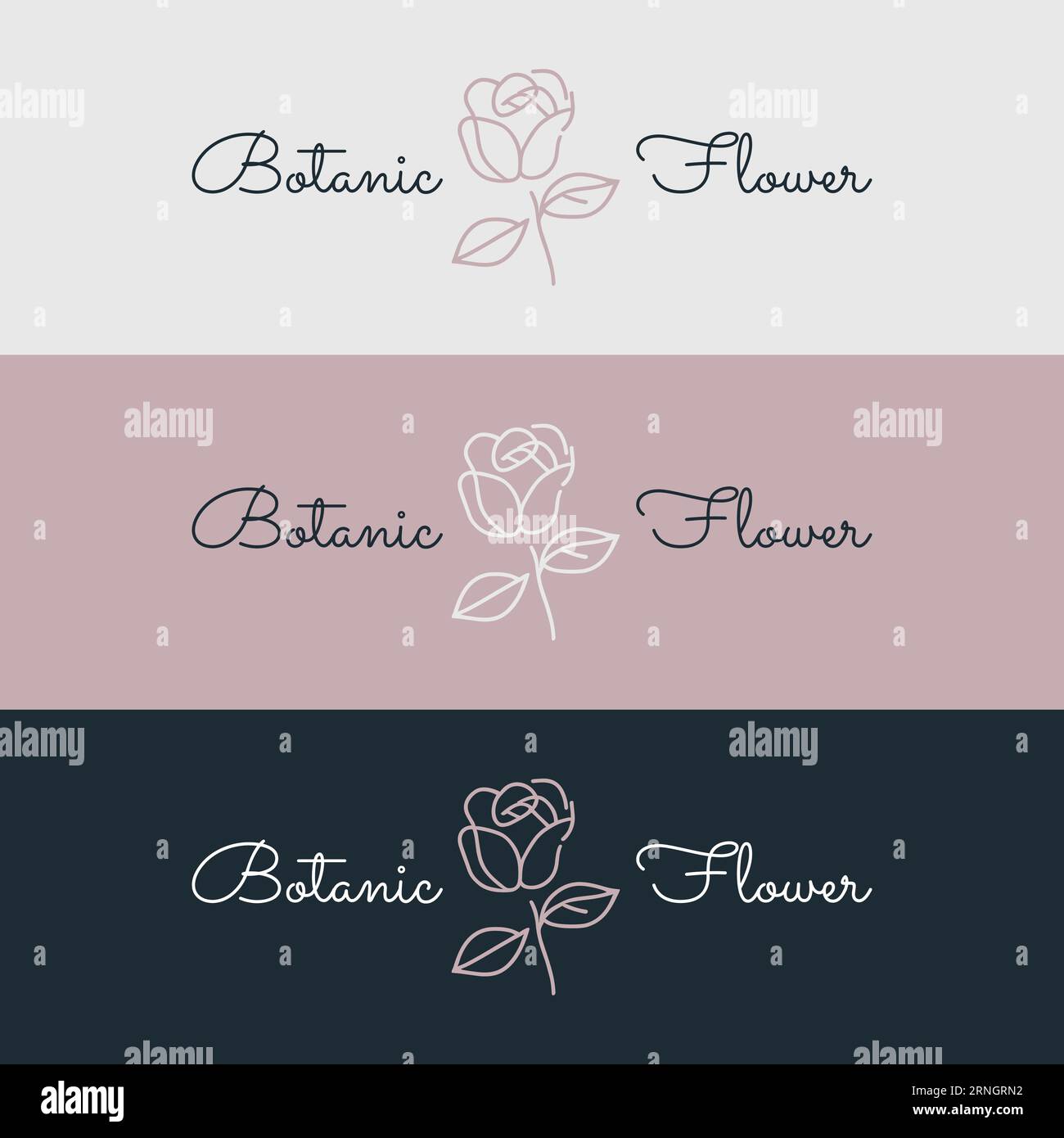 Organic logo design hi-res stock photography and images - Alamy