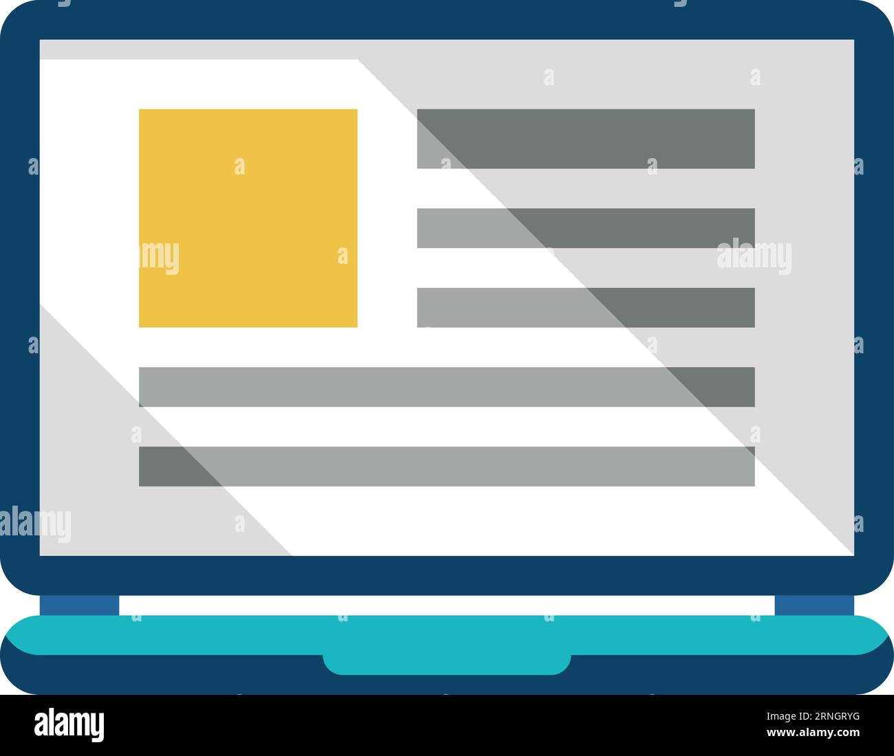 Lock screen flat color Stock Vector Images - Alamy