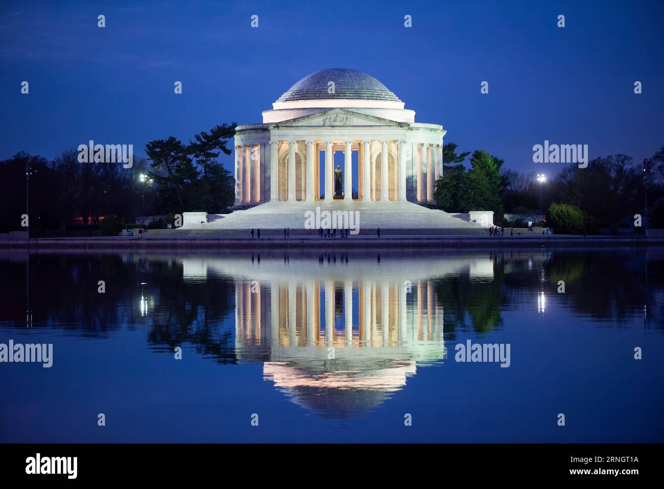 WASHINGTON DC, United States — The Jefferson Memorial stands as an ...