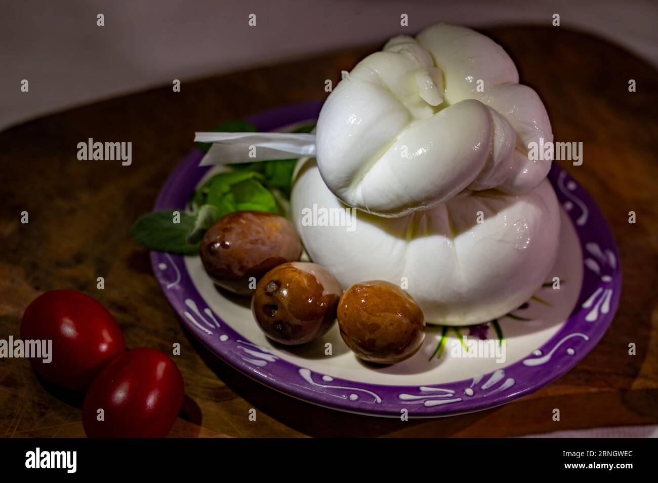 Cheese collection, fresh soft handmade Italian cheese from Puglia ...