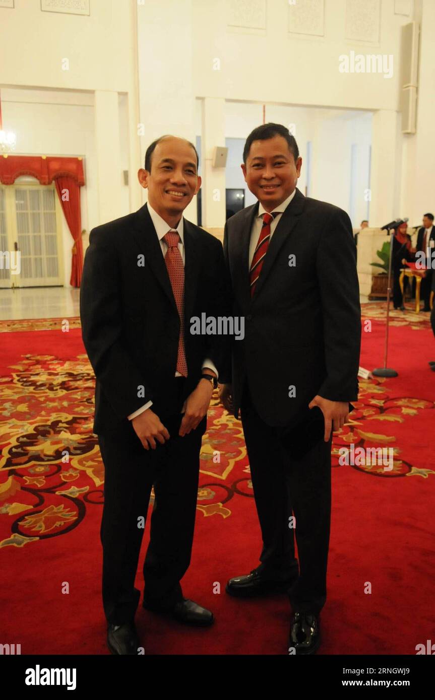 (161014) -- JAKARTA, Oct. 14, 2016 -- New Energy and Mineral Resources Minister Ignasius Jonan ...