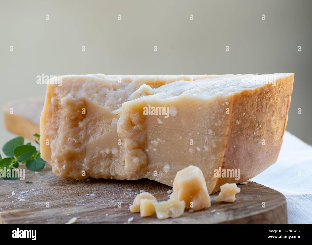 Traditional italian food - 36 months aged in caves Italian parmesan ...