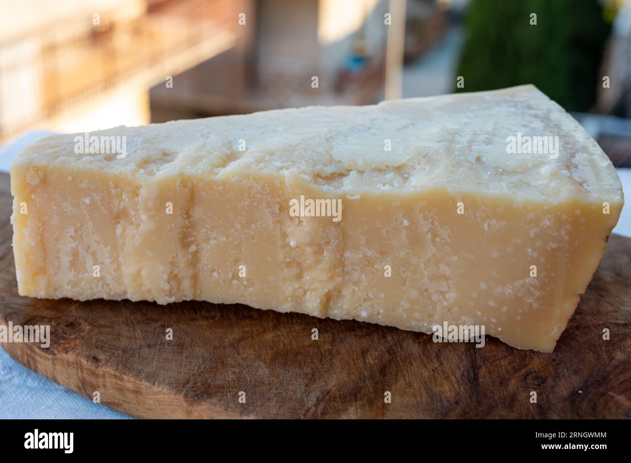 Traditional italian food - 36 months aged in caves Italian parmesan ...