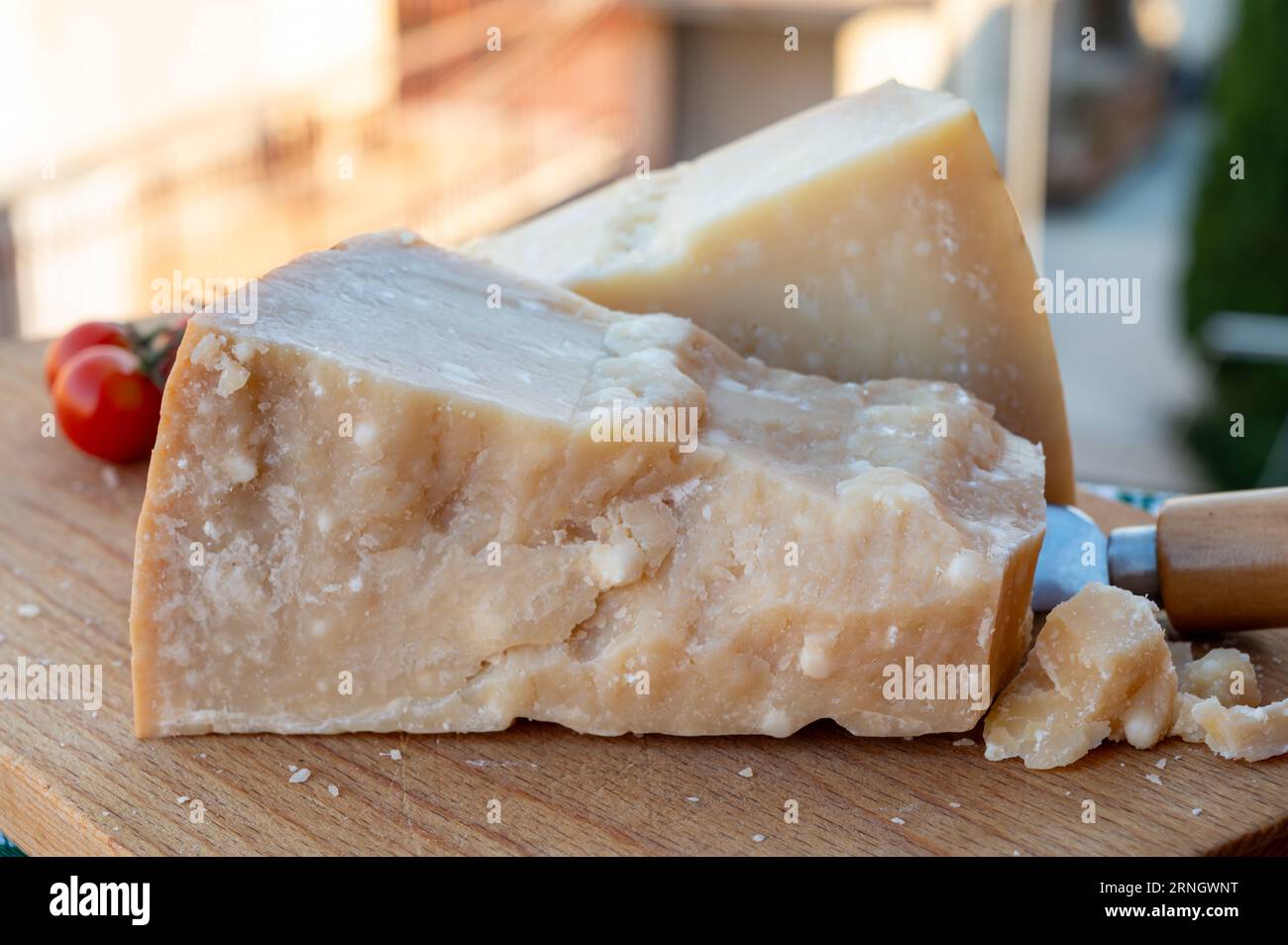 Traditional italian food - 36 months aged in caves Italian parmesan ...