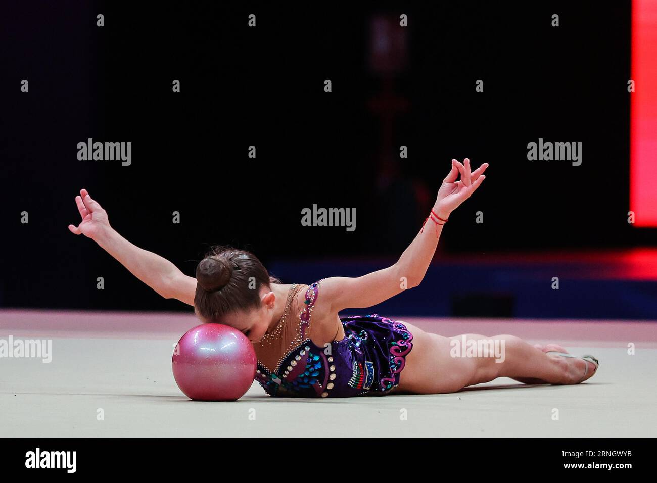 Nikolova Stiliana (BUL) seen in action during 40th FIG Rhythmic ...