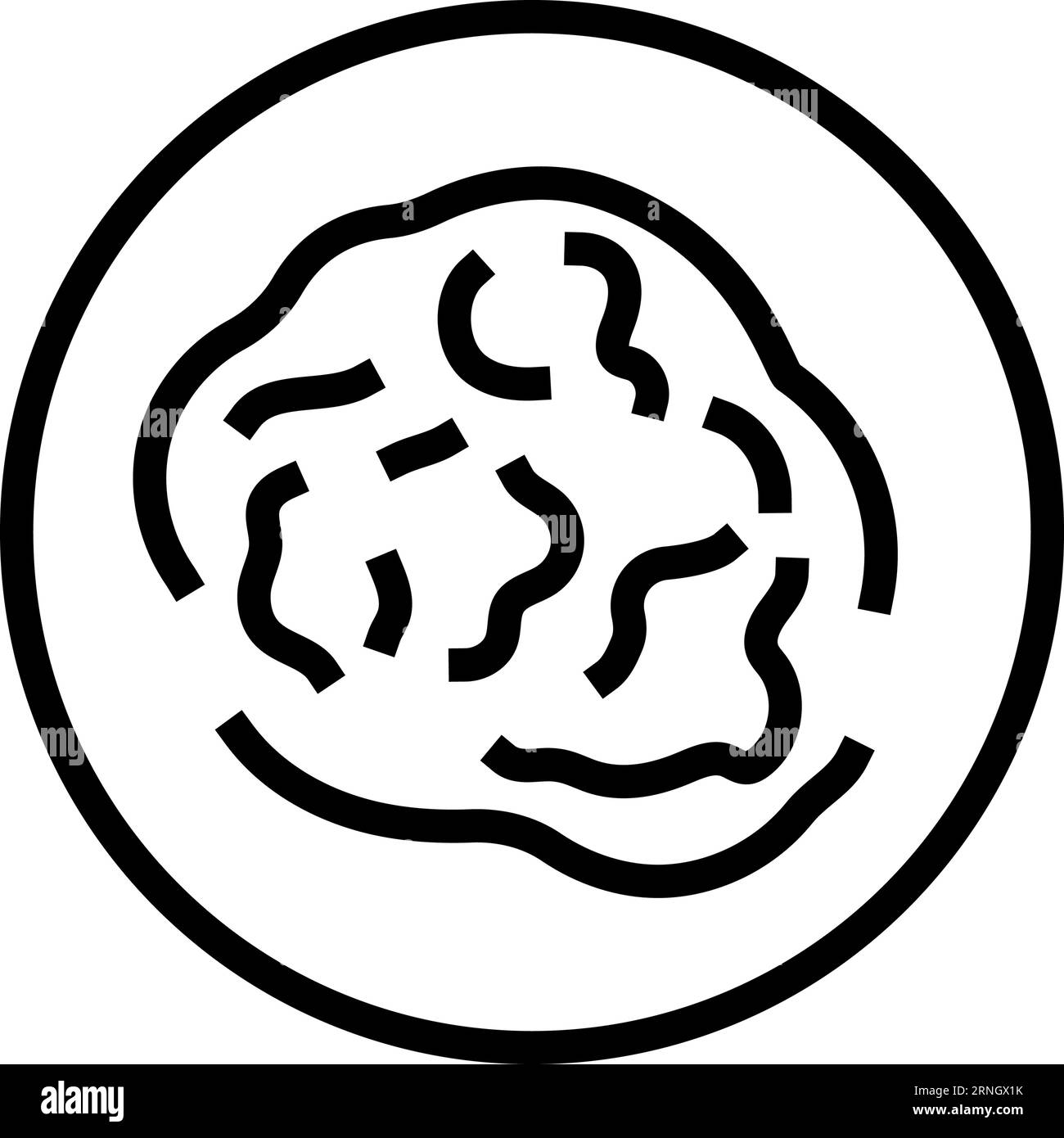 unexplained bruising disease symptom line icon vector illustration ...