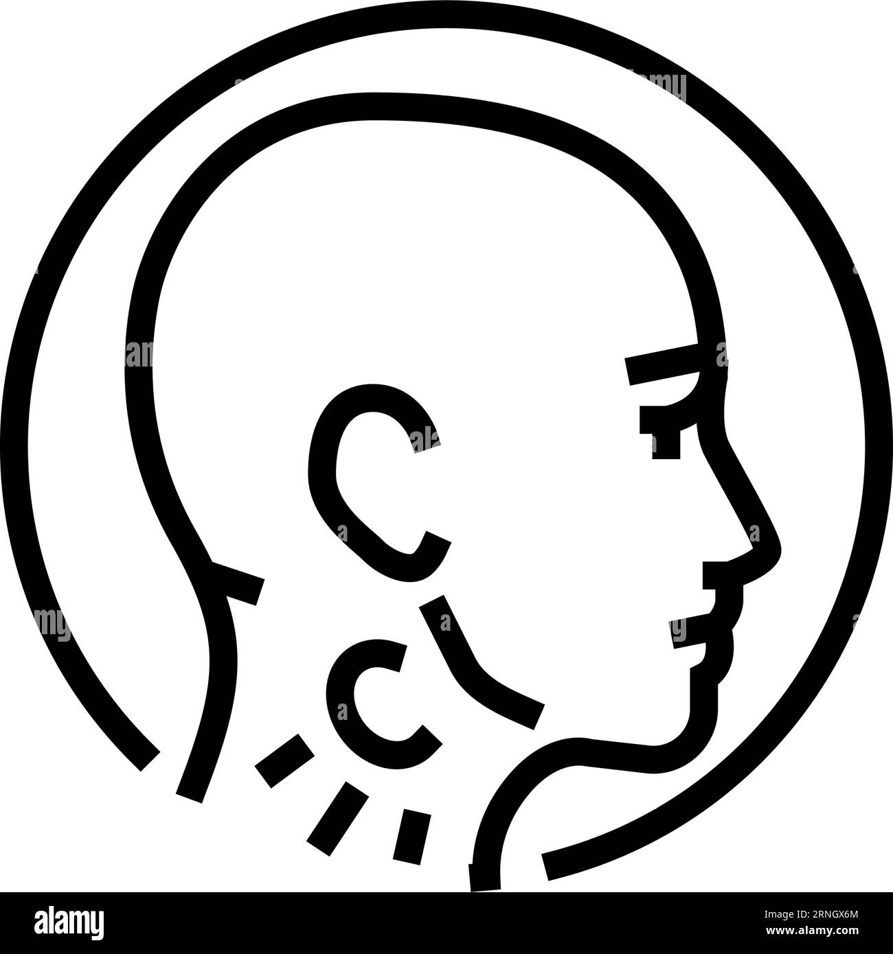 Swollen glands Black and White Stock Photos & Images - Alamy