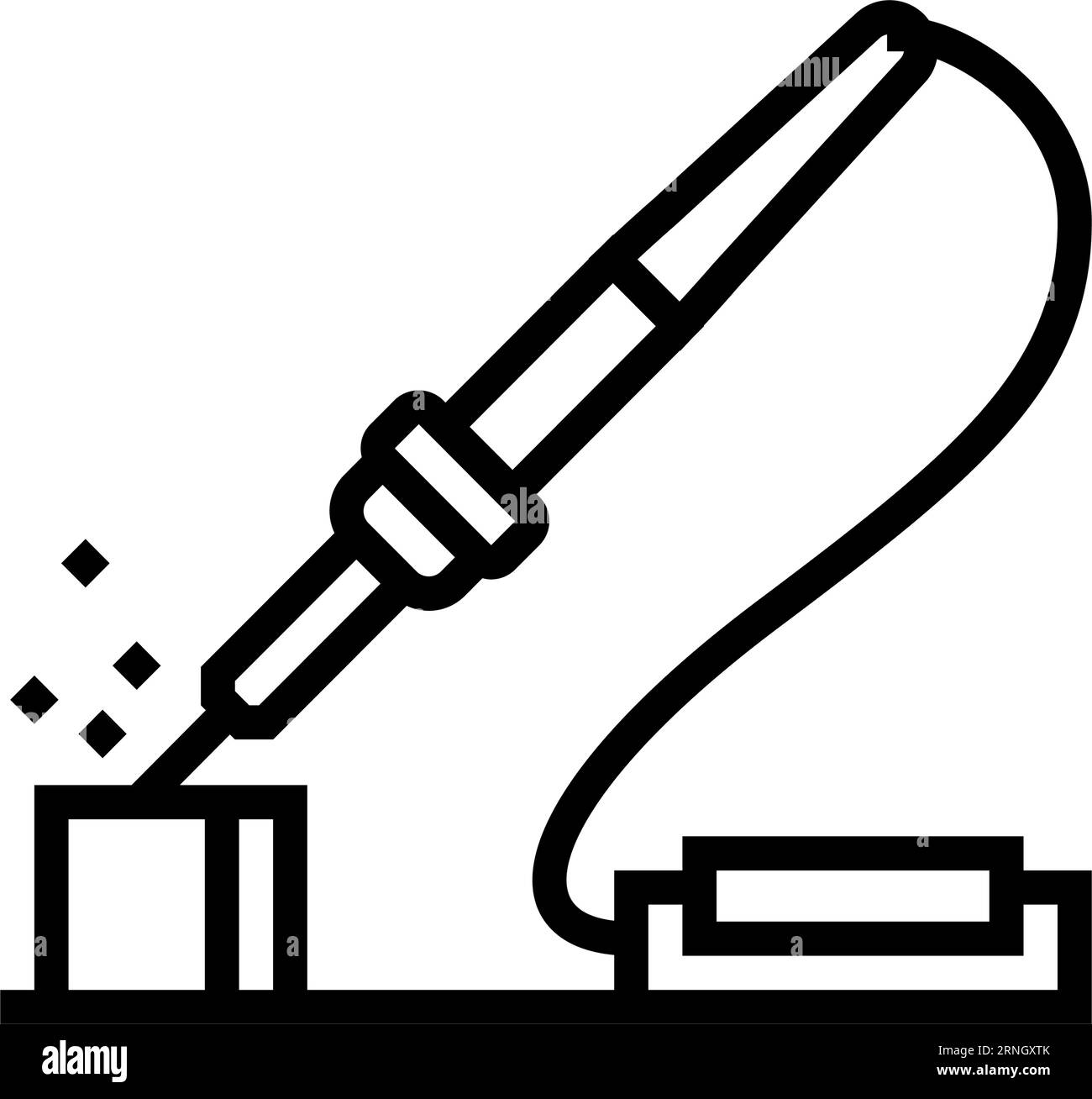 soldering materials engineering line icon vector illustration Stock ... soldering materials engineering line icon vector illustration Stock ...