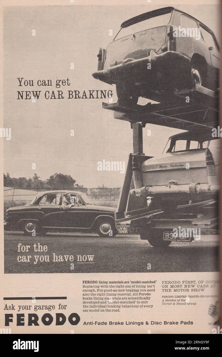 Anti fade brake linings hi-res stock photography and images - Alamy