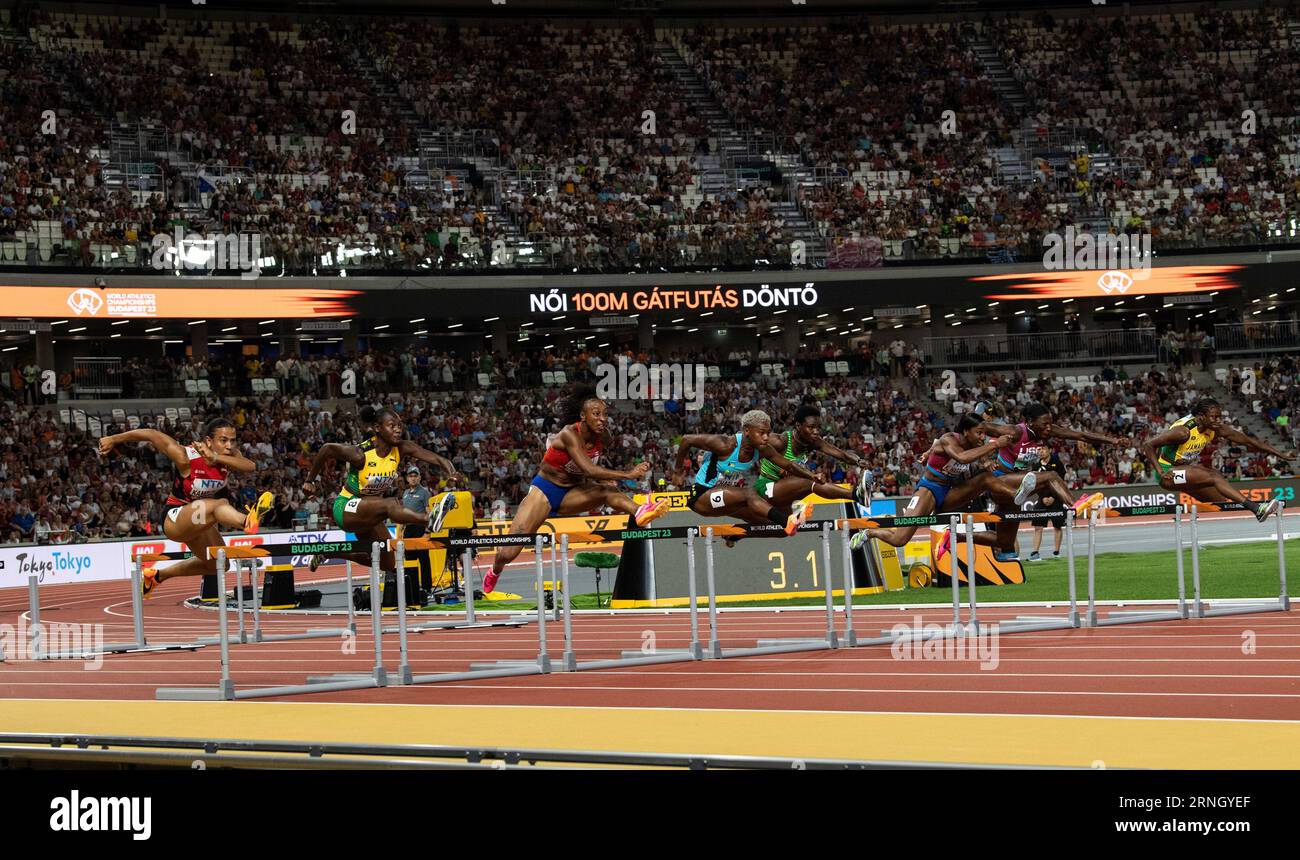 100m Women hurdles final on day 6 of the World Athletics Championships ...