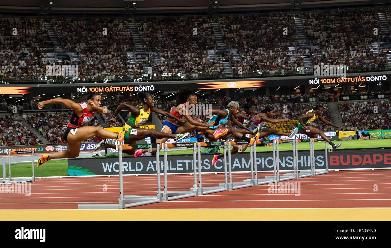 100m Women hurdles final on day 6 of the World Athletics Championships ...