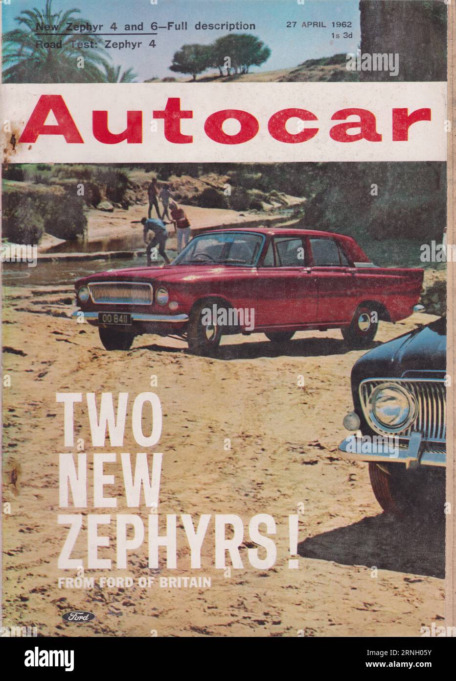 The Autocar Magazine - Ford Zephyr 4 and 6 Stock Photo - Alamy