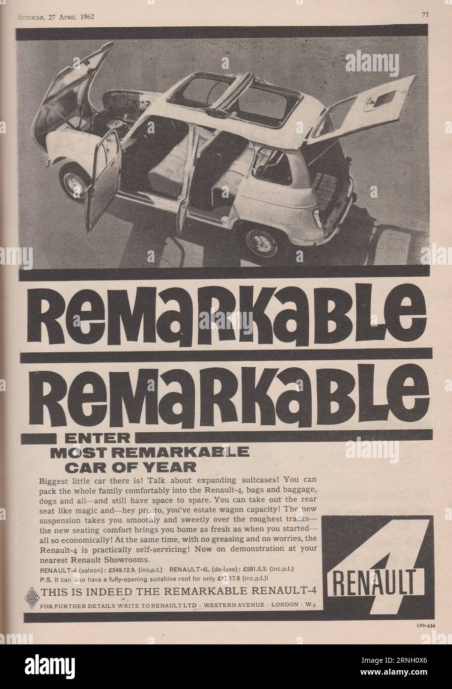 Renault advert hi-res stock photography and images - Alamy