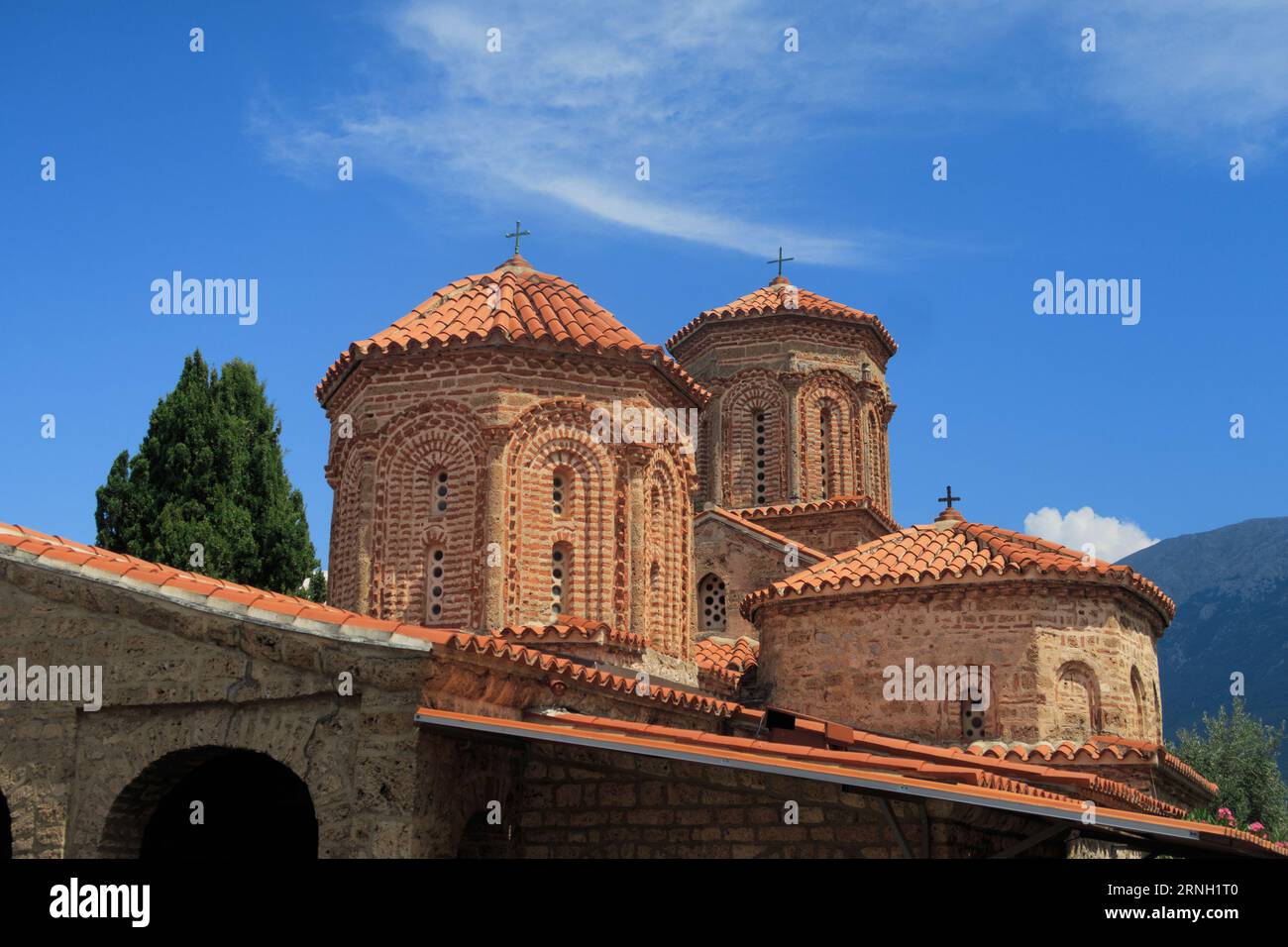 Saint Naum Monastery in Ohrid Stock Photo - Alamy