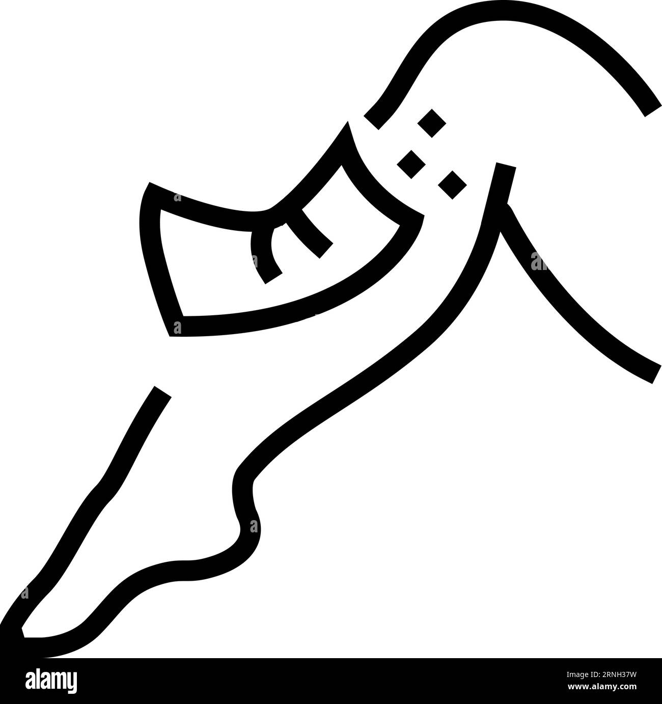 leg hair depilation female line icon vector illustration Stock Vector Image & Art - Alamy