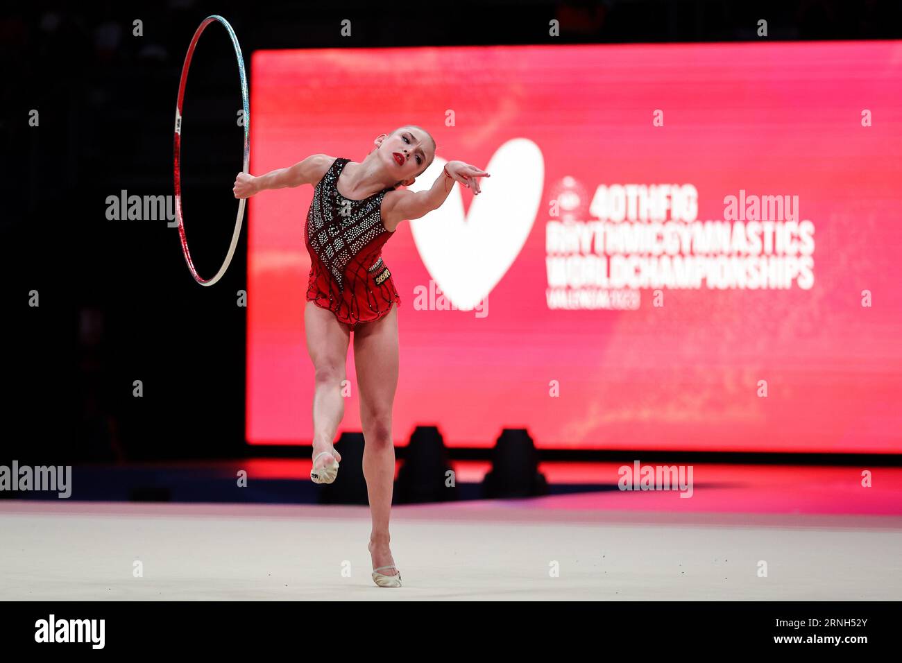 Nikolova Stiliana (BUL) seen in action during 40th FIG Rhythmic ...