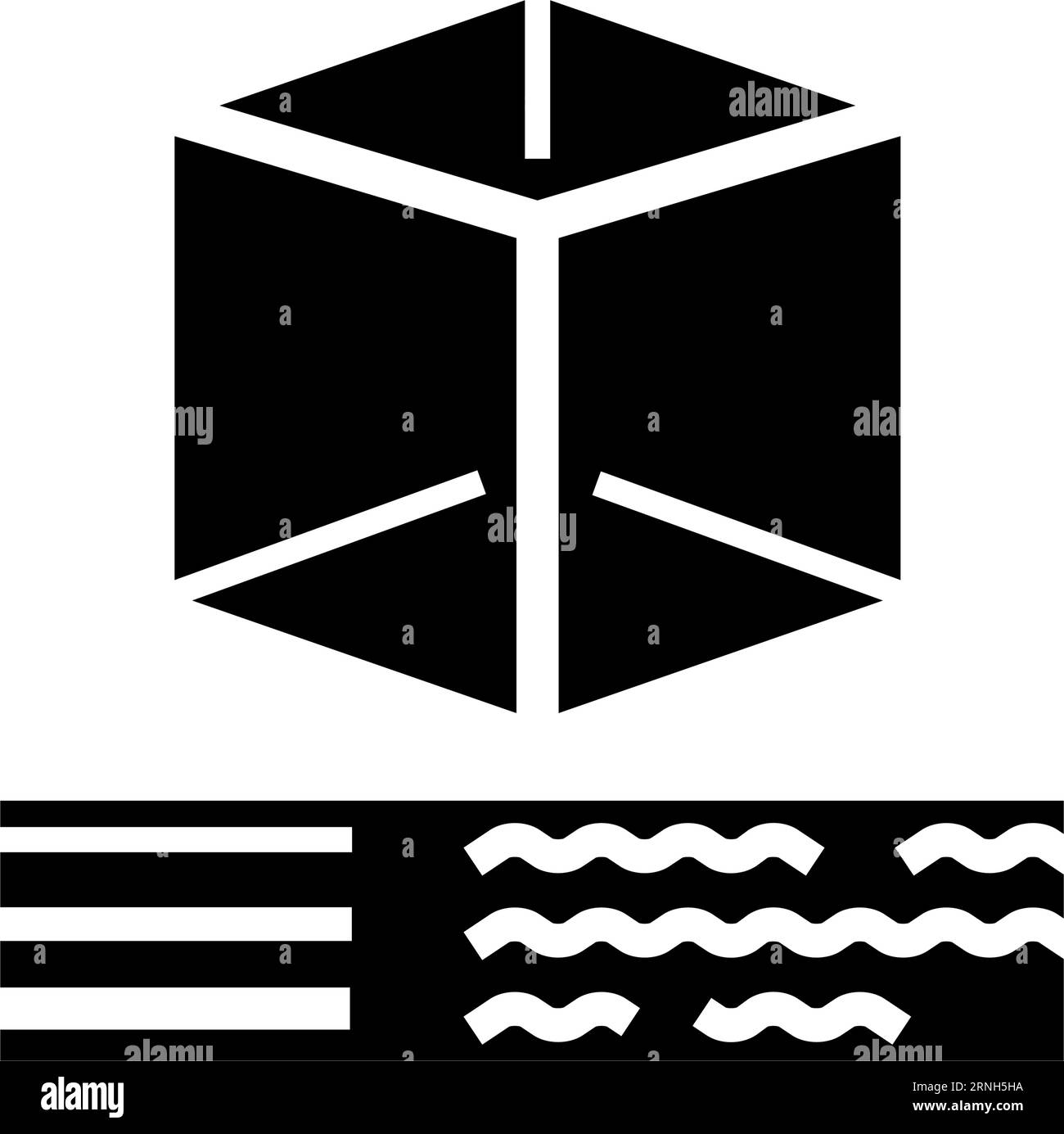 line weights architectural drafter glyph icon vector illustration Stock ...