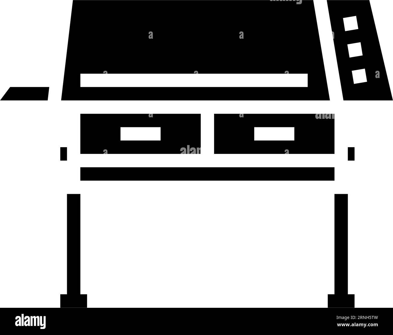 drafting table architectural drafter glyph icon vector illustration ... drafting table architectural drafter glyph icon vector illustration ...