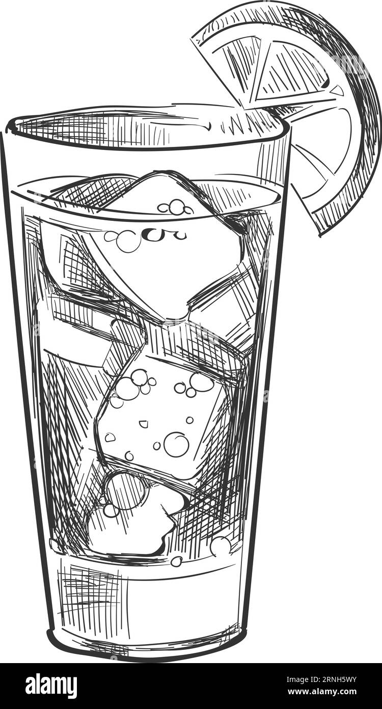 Mint ice cubes isolated lime Stock Vector Images - Alamy