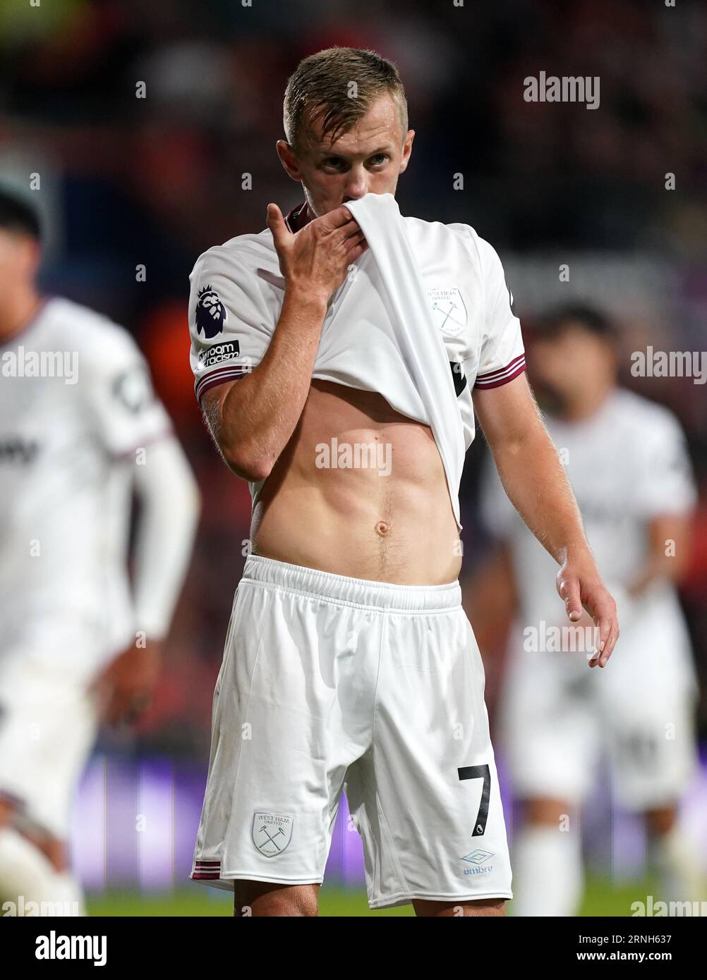 West Ham United's James Ward-Prowse during the Premier League match at ...