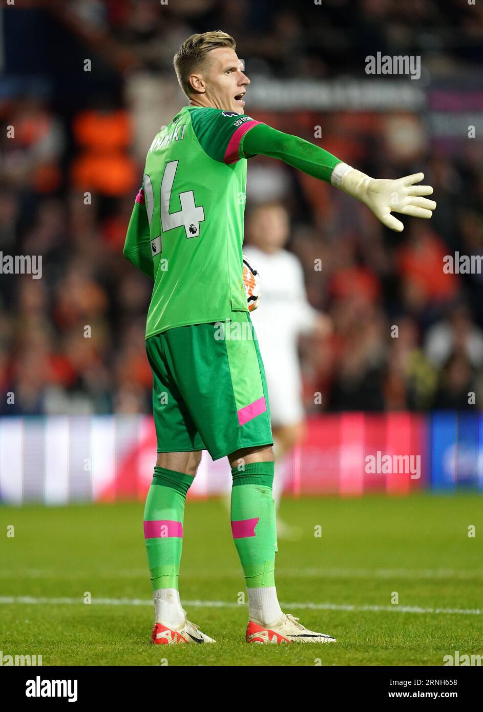Luton Town goalkeeper Thomas Kaminski during the Premier League match ...
