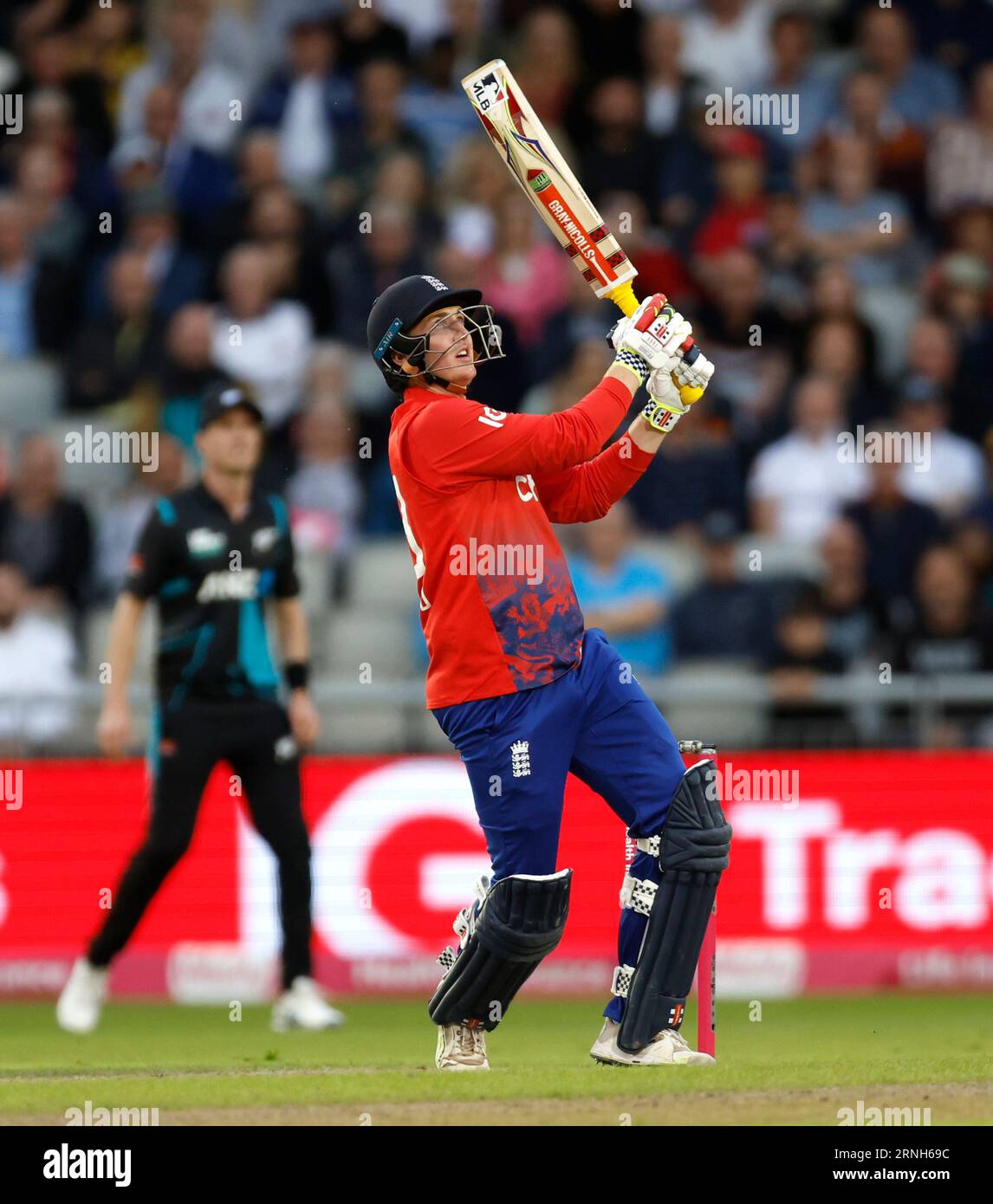 England's Harry Brook batting during the second Vitality IT20 match at ...
