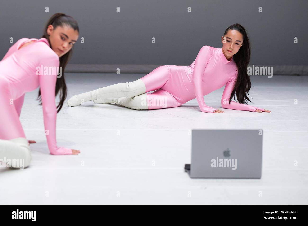 Madrid, Spain. 01st Sep, 2023. Dancers perform during the presentation ...
