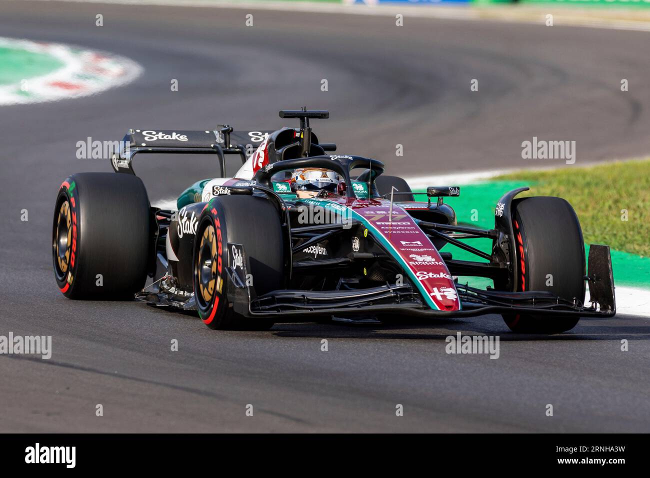 MONZA, ITALY - SEPTEMBER 01: Alfa Romeo driver Valtteri Bottas (77) of ...