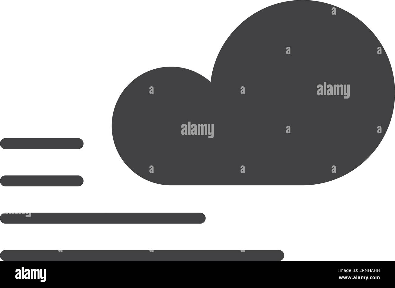 Cloud moving icon. Wind symbol. Weather sign Stock Vector Image & Art ...