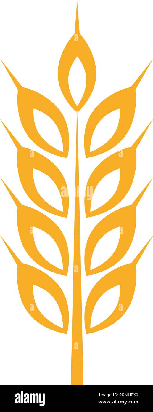 Cereal crop symbol. Harvest sign. Wheat ear Stock Vector Image & Art ...