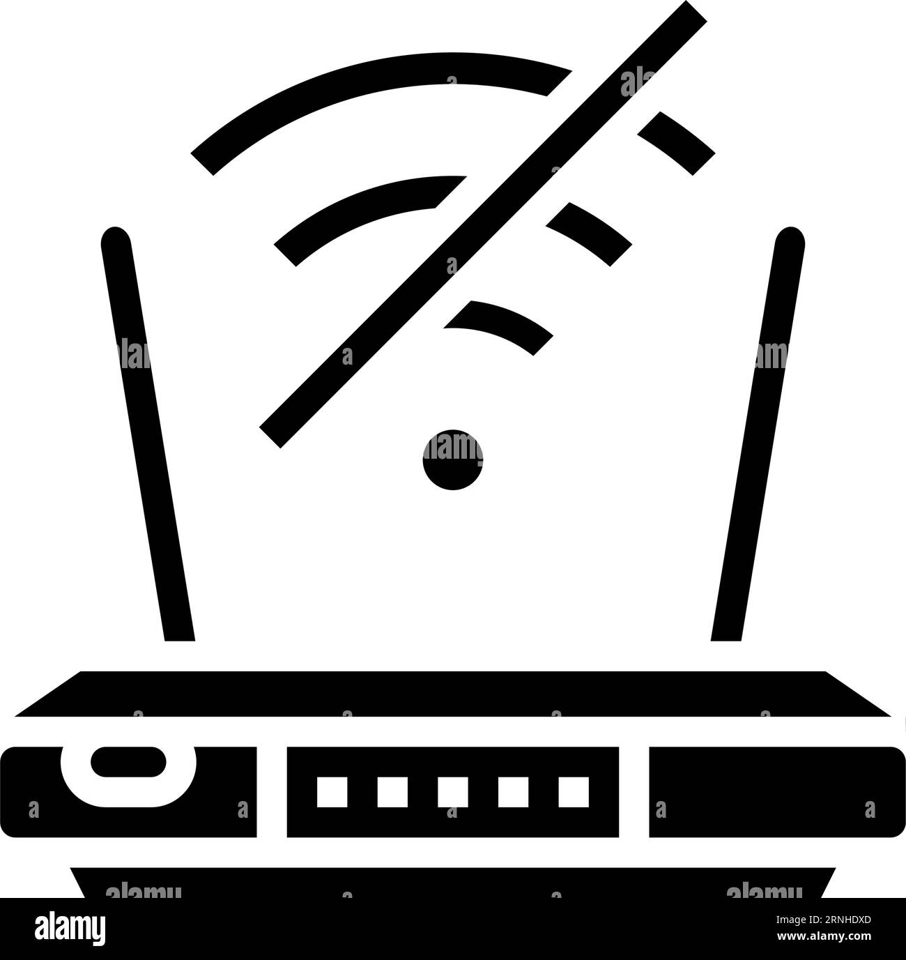 network troubles repair computer glyph icon vector illustration Stock ...