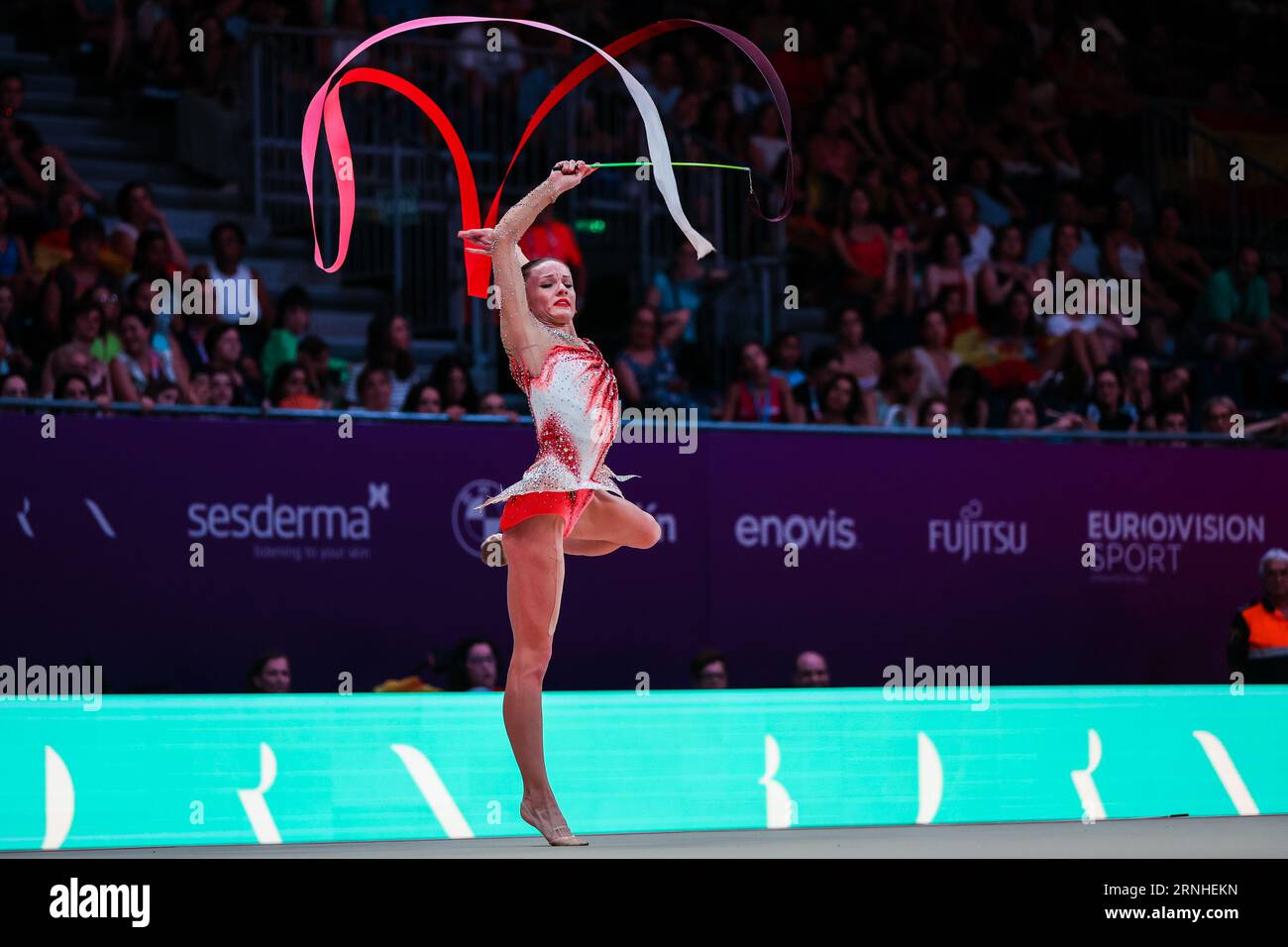 Ekaterina Vedeneeva (SLO) seen in action during 40th FIG Rhythmic ...
