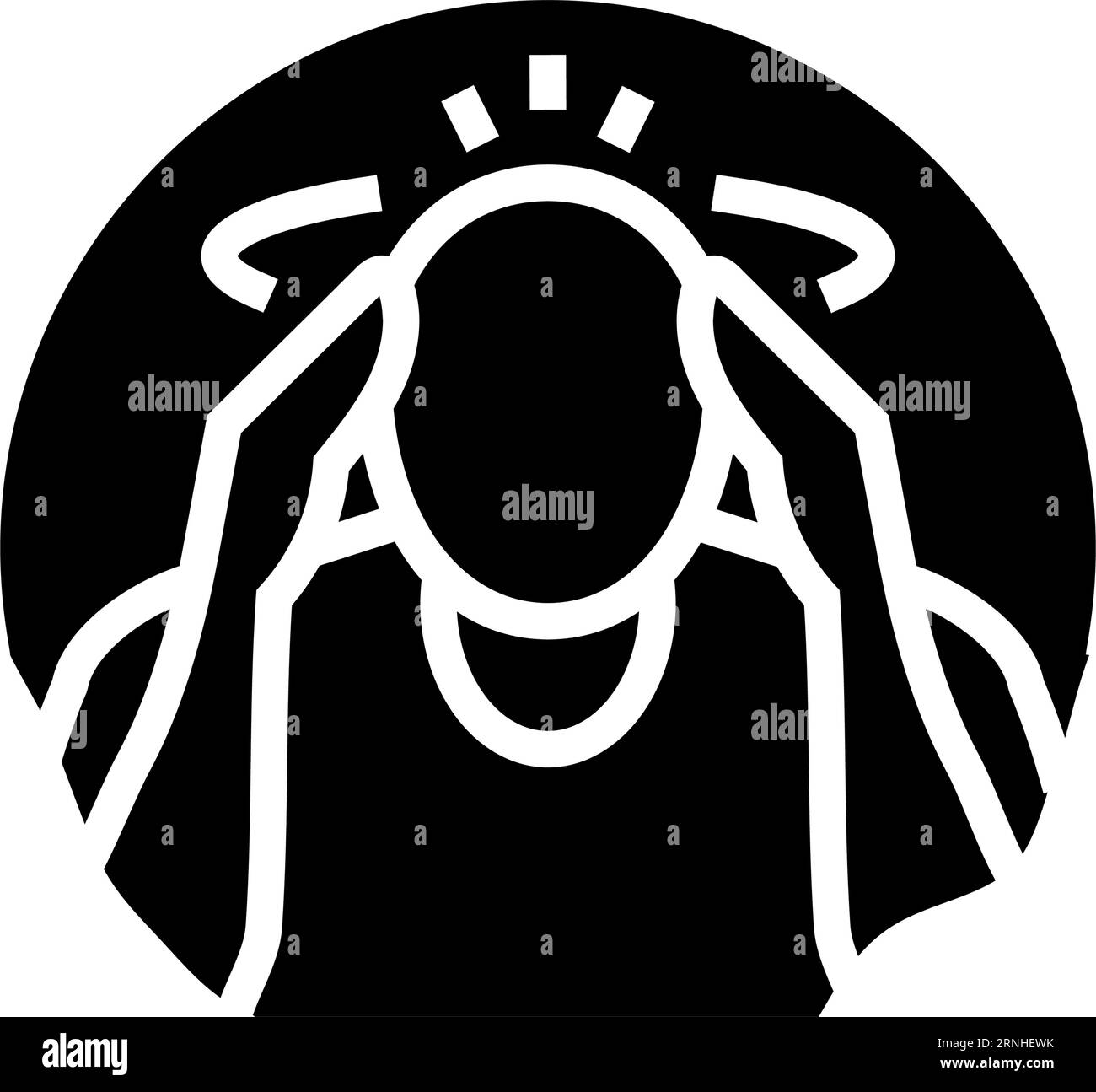 headache dizziness disease symptom glyph icon vector illustration Stock ...
