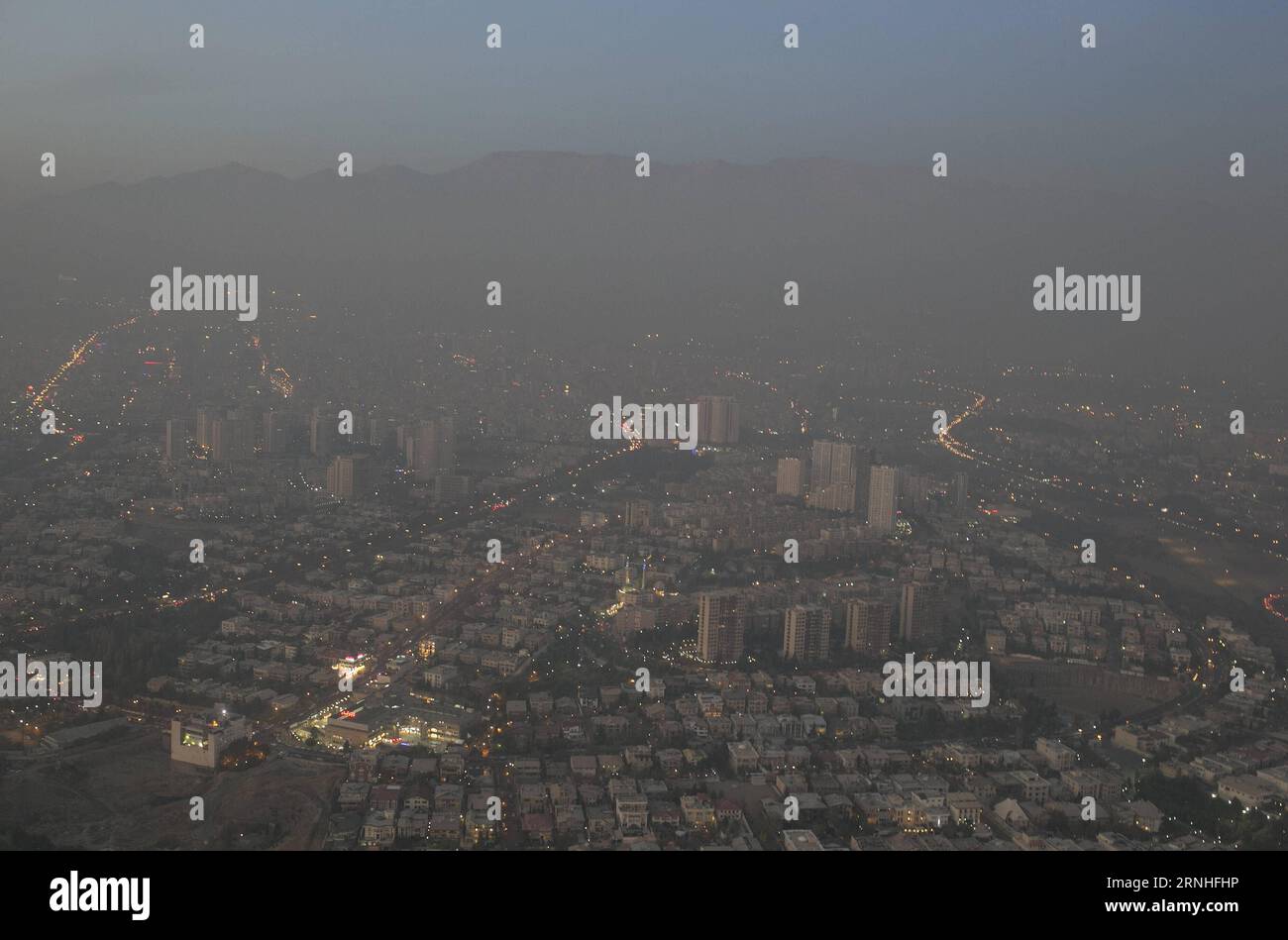 Smog enveloped tehran hi-res stock photography and images - Alamy