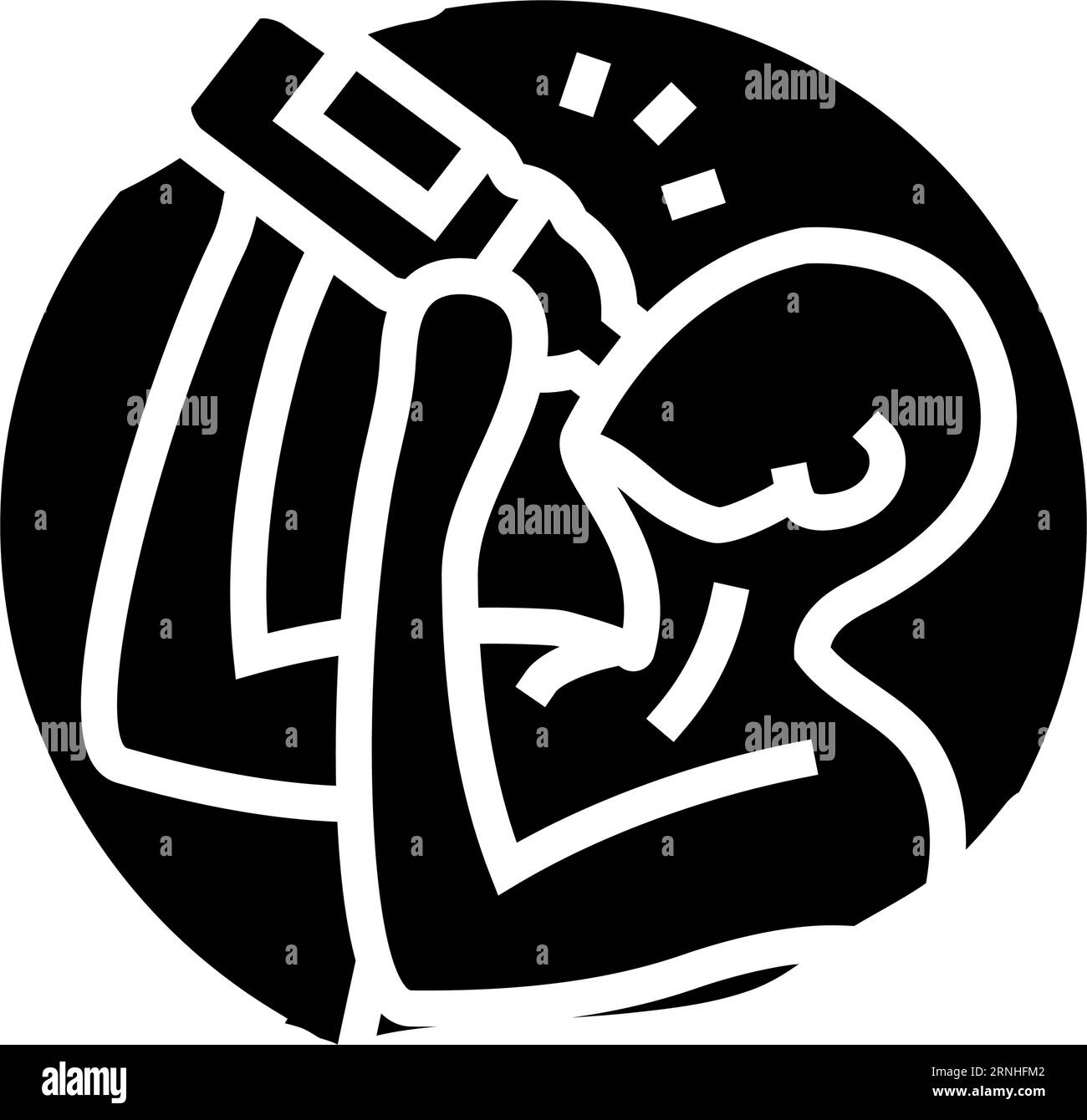 excessive thirst urination disease symptom glyph icon vector ...