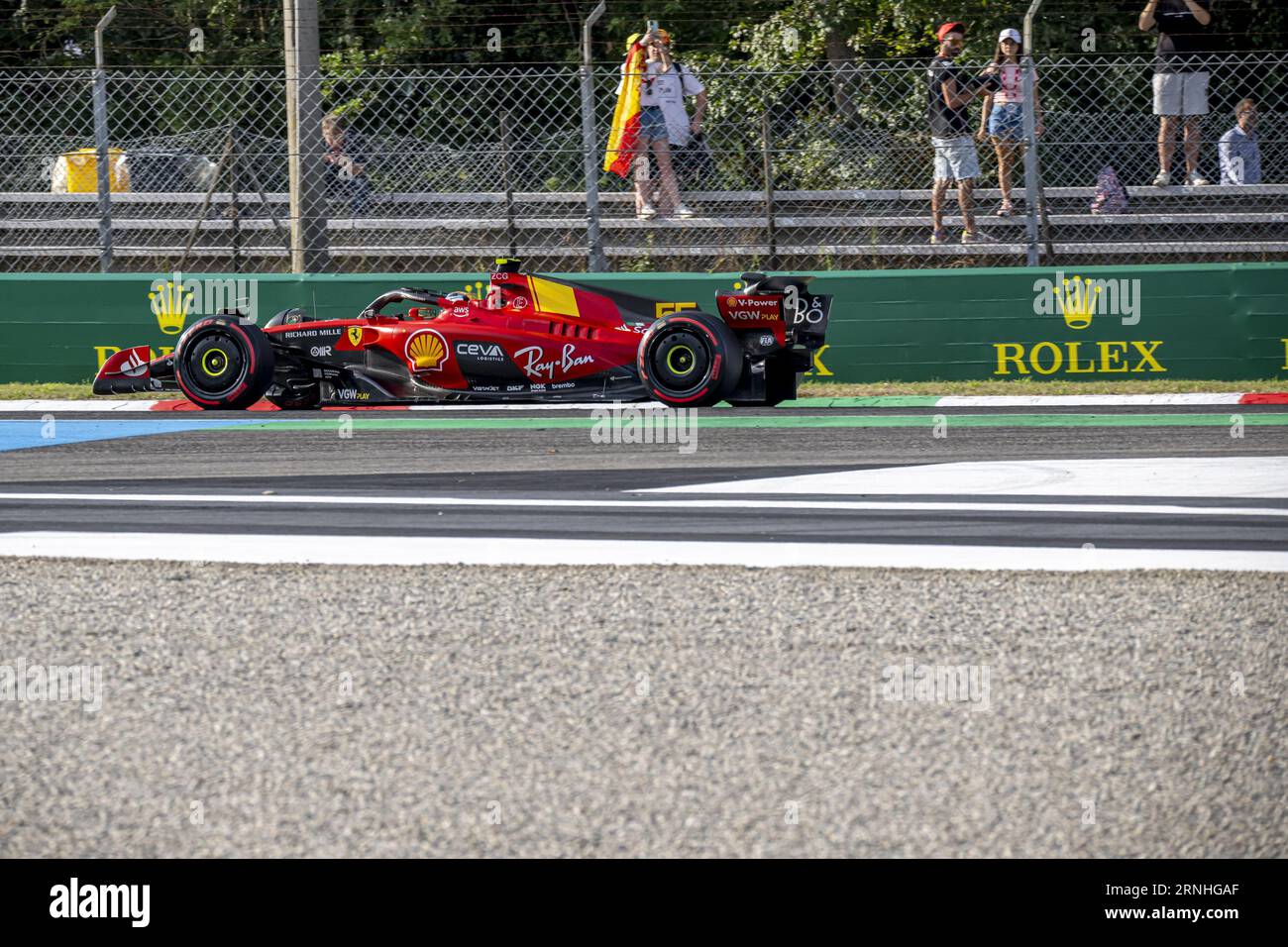 Monza, Italy. 01st Sep, 2023. Monza - 01-09-2023, Circuit Monza, Carlos Sainz at the Formula 1 ...