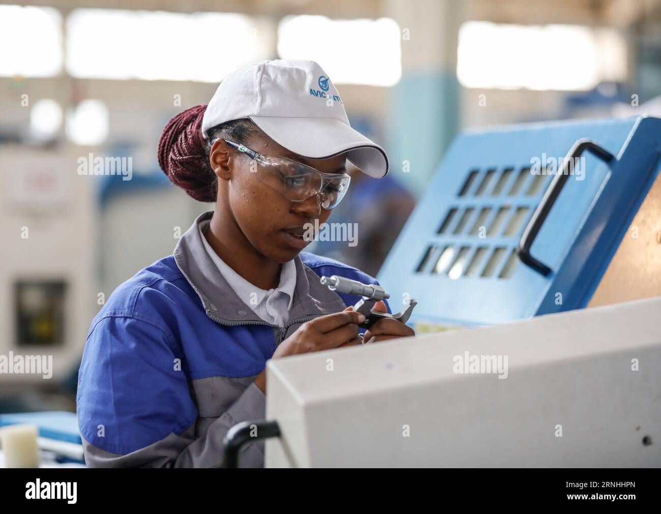 Nairobi, Kenya. 28th Aug, 2023. A contestant participates in Africa ...