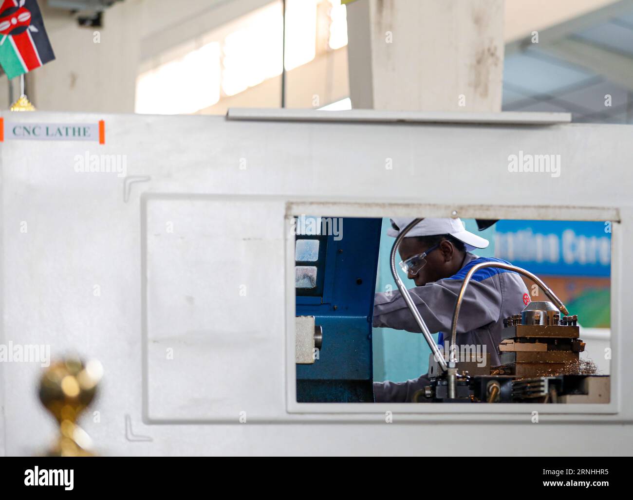 Nairobi, Kenya. 28th Aug, 2023. A contestant participates in Africa ...