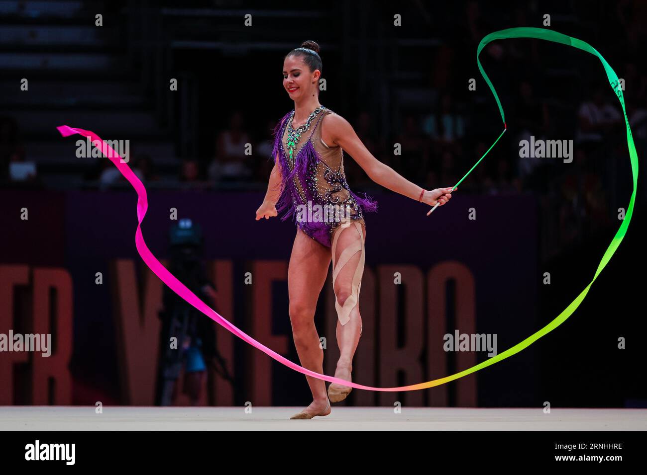 Fanni Pigniczki (HUN) seen in action during 40th FIG Rhythmic ...